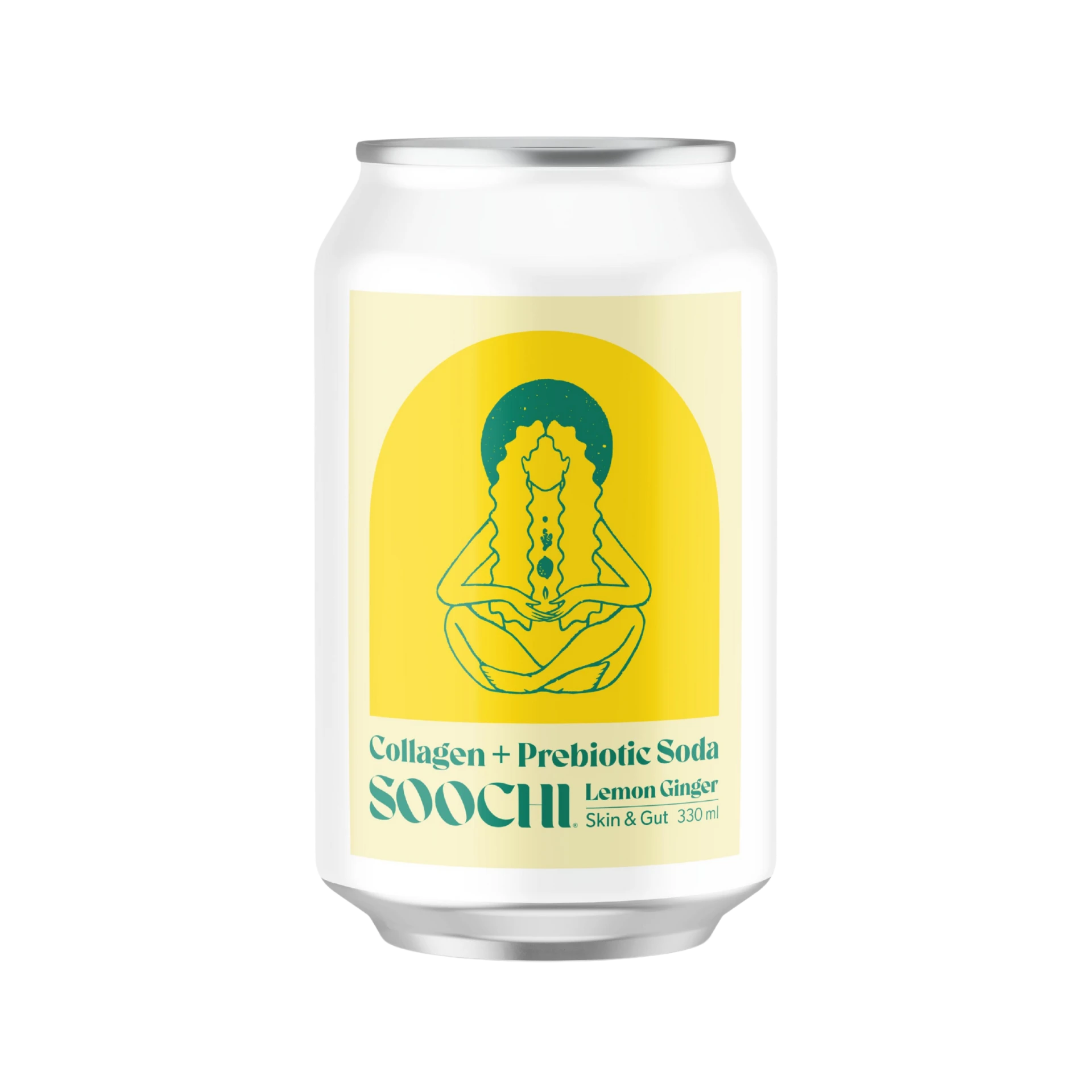Soochi Drinks - Collagen + Prebiotic Soda- Lemon Ginger - Powered by ...
